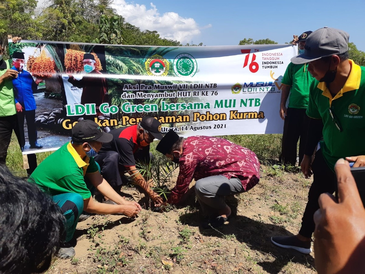 Gelar Aksi Go Green, LDII-MUI Tanam Pohon Kurma - Lembaga Dakwah Islam ...