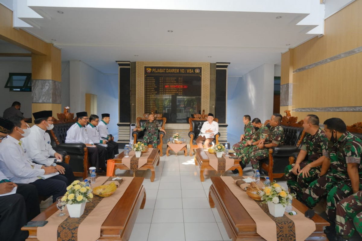 Audiensi ke Danrem 163/Wirastya, LDII Bali Siap Sukseskan KTT G20 - Lembaga Dakwah Islam Indonesia