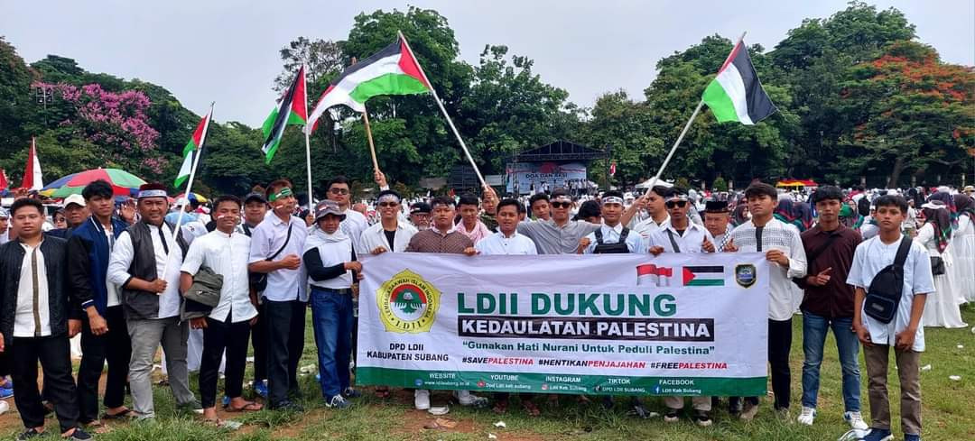 LDII Subang Ikuti Aksi Solidaritas untuk Palestina - Lembaga Dakwah ...