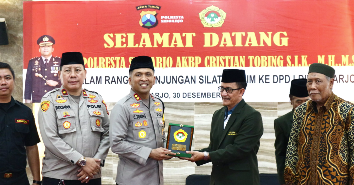 Kapolresta Sidoarjo Jalin Sinergi dengan LDII dalam Jaga Kamtibmas - Lembaga Dakwah Islam Indonesia