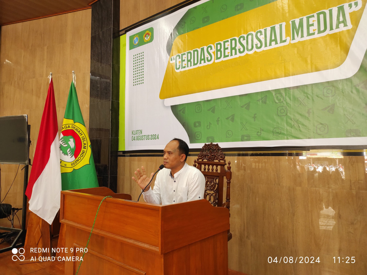 DPD LDII Klaten Tekankan Pentingnya Bijak Bermedia Sosial - Lembaga Dakwah Islam Indonesia
