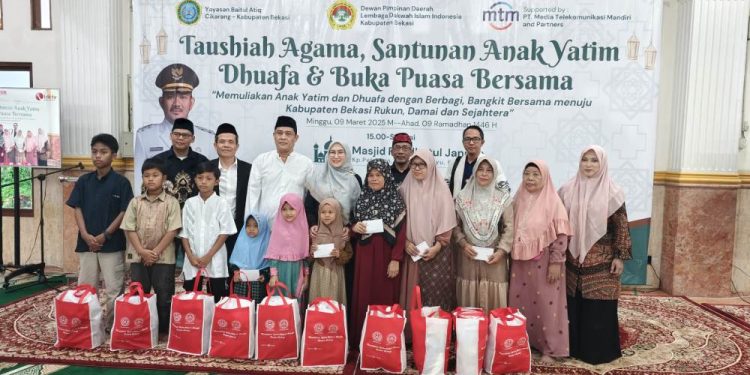 LDII Kabupaten Bekasi Helat Santunan Anak Yatim dan Duafa - Lembaga Dakwah Islam Indonesia