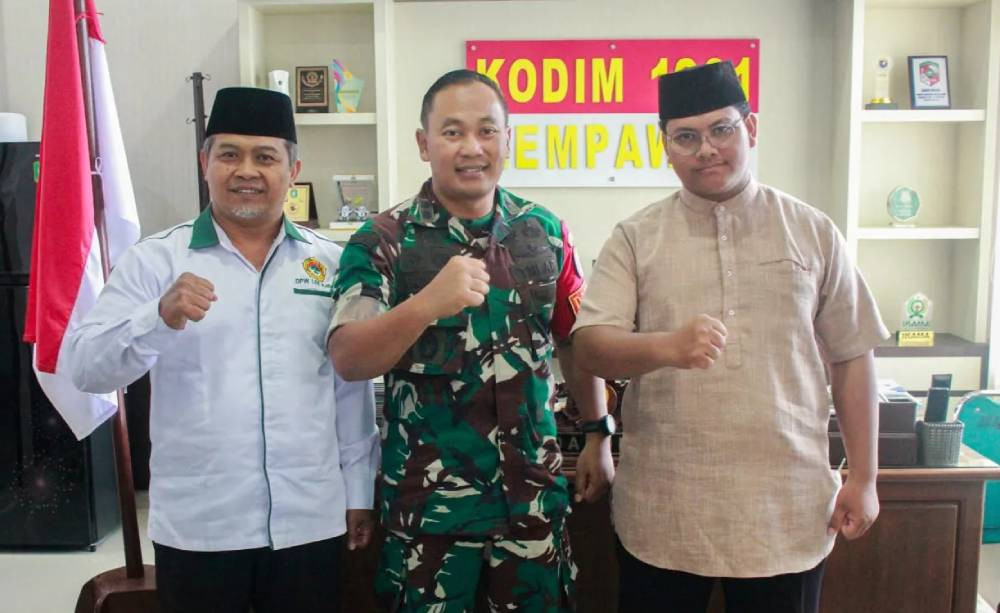 Temui Dandim 1201/Mempawah, Ketua LDII Kalbar Siap Dukung Program ...